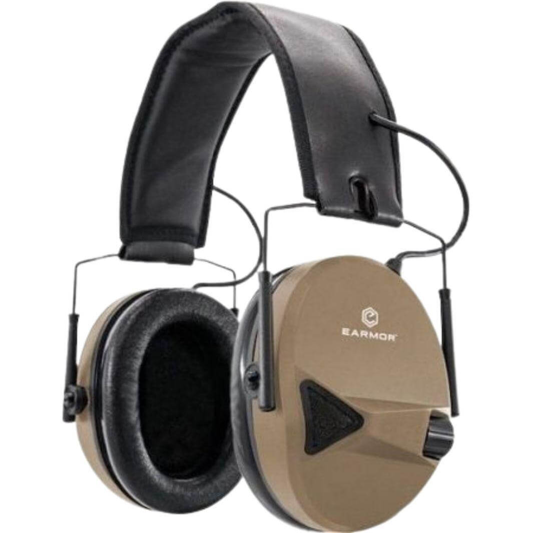 Earmor M30 Coyote Brown | Electronic Hearing Protection NRR 22 ...
